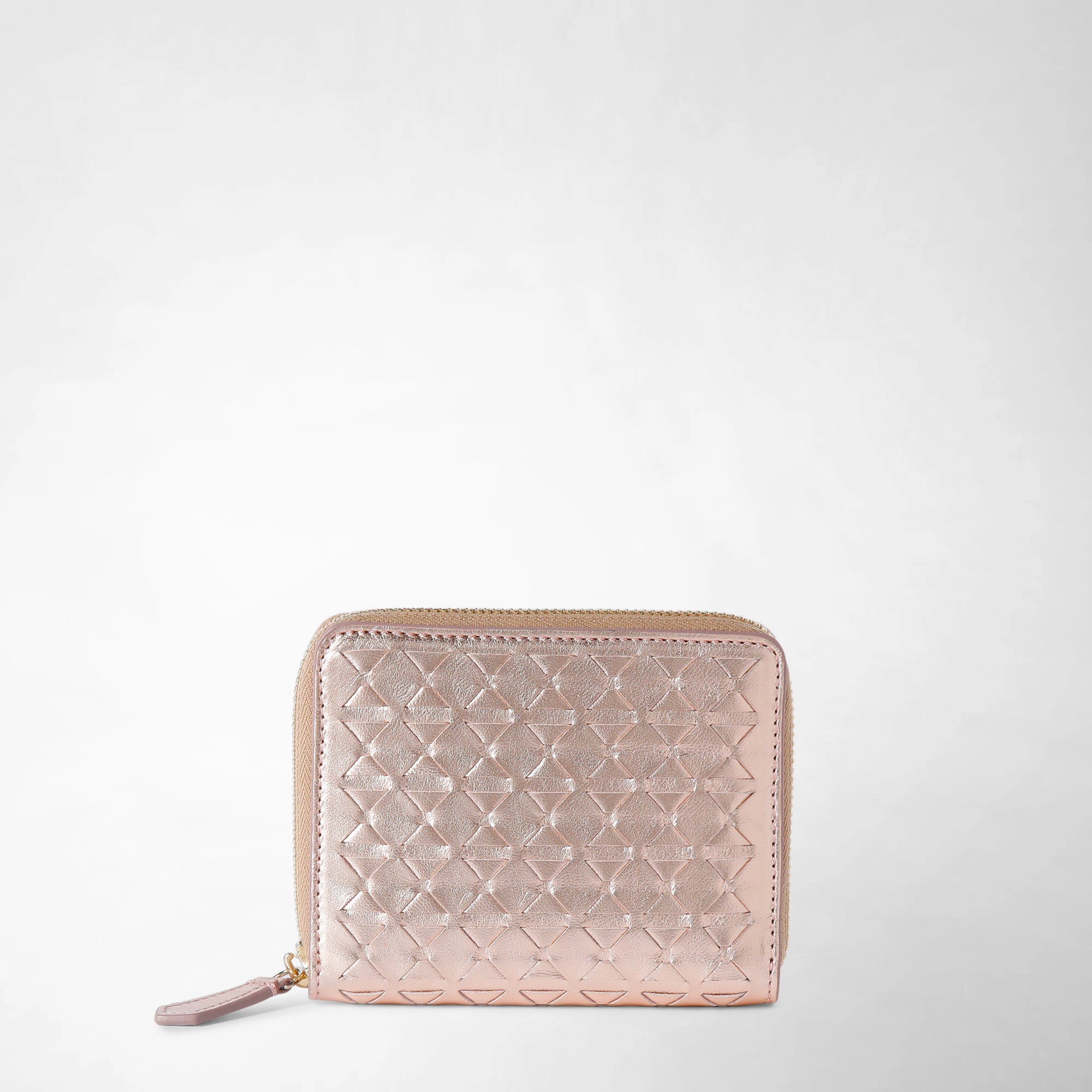 MINI ZIP WALLET IN MOSAICO
