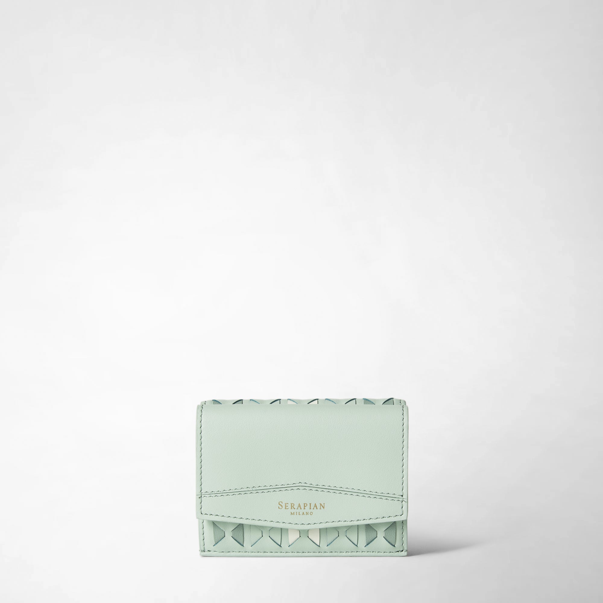 MINI TRI-FOLD WALLET IN MOSAICO