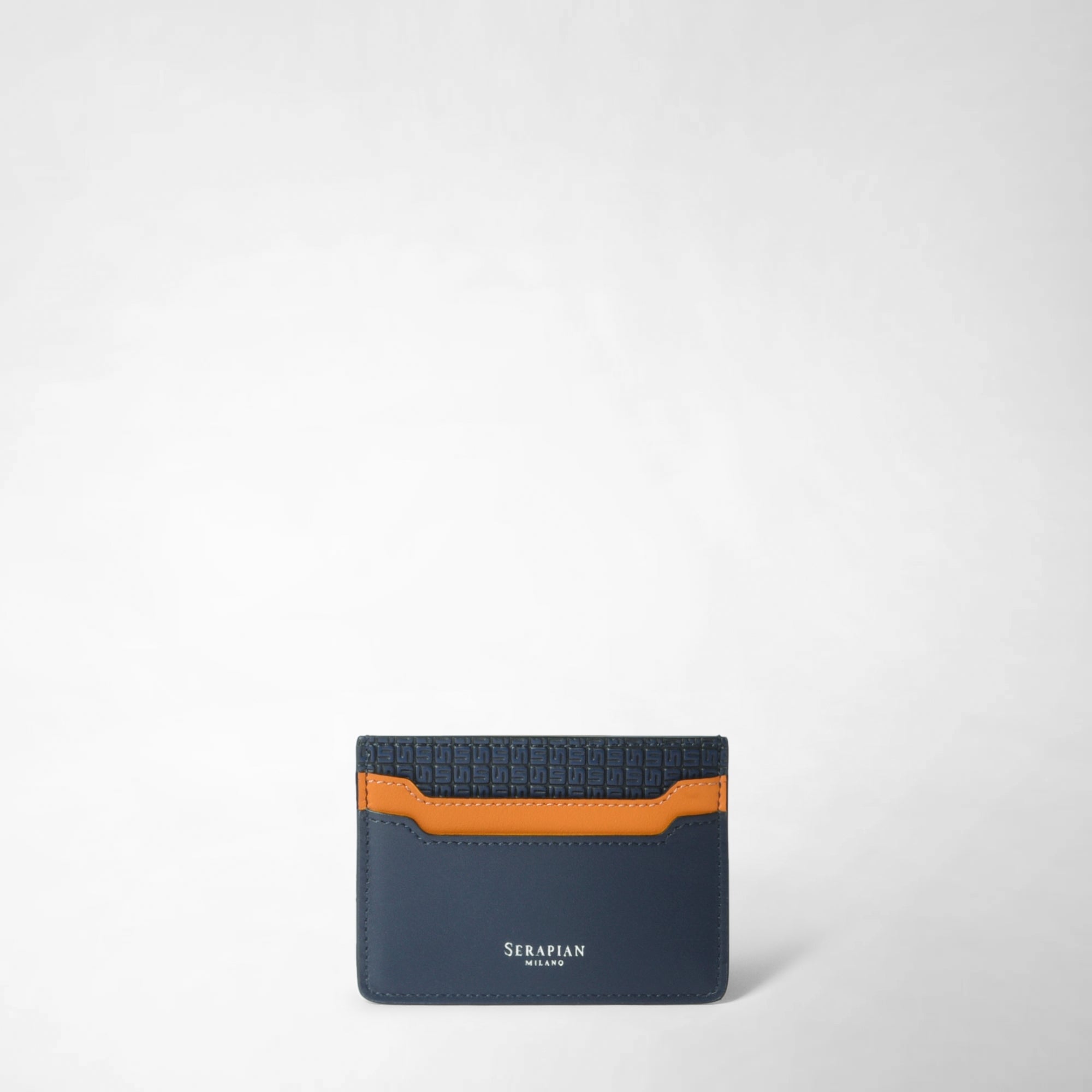 5-Card Holder in stepan ocean blue | Serapian – Serapian Boutique Online