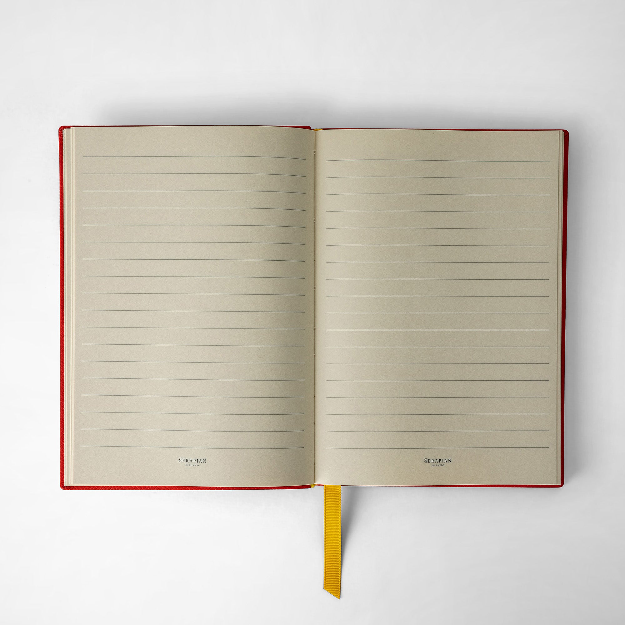 Notebook in evoluzione leather coral red